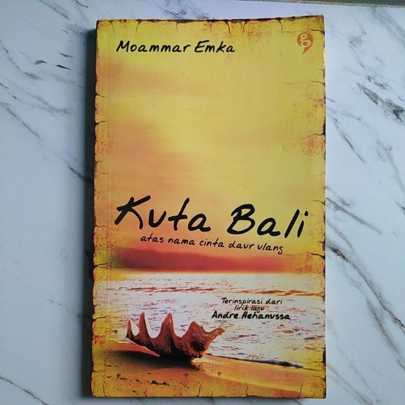 Jual Buku Original KUTA BALI Atas Nama Cinta Daur Ulang By Moammar Emka | Shopee Indonesia