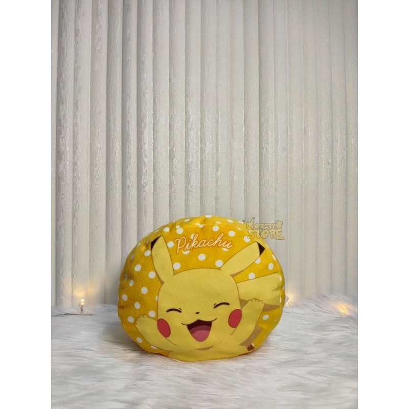 Jual Bantal Pokemon Puff Cushion Pikachu - Pocket Monsters | Shopee ...