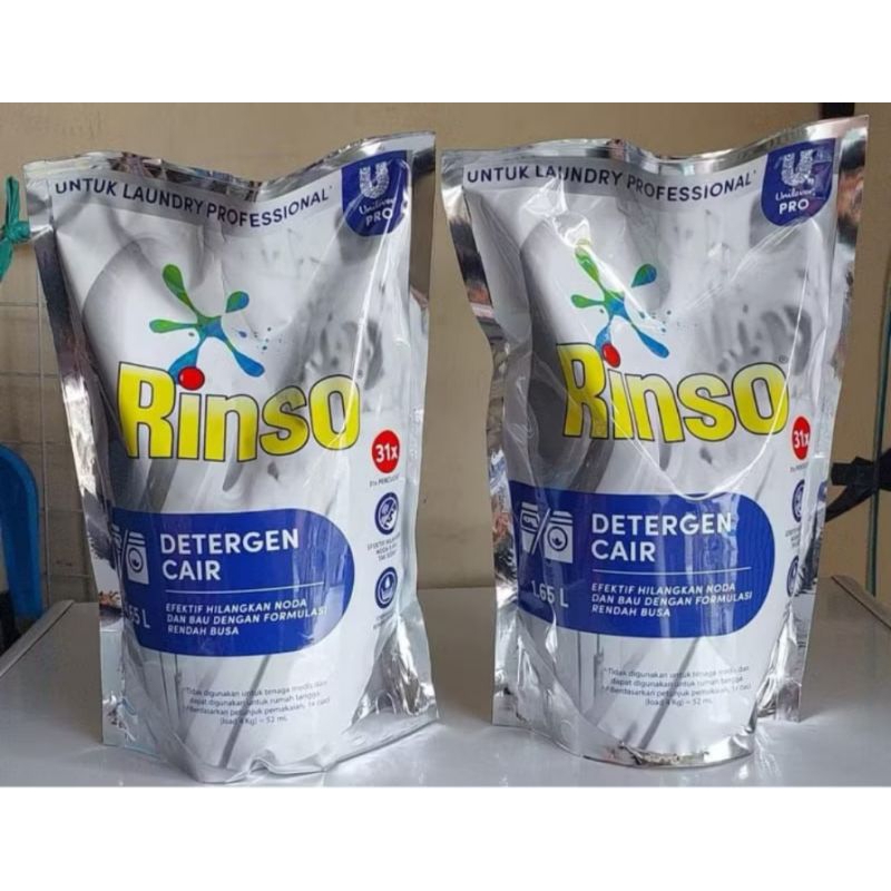 Jual RINSO MATIC CAIR PROFESSIONAL 1,65L ( Kemasan Terbaru) Harga ...