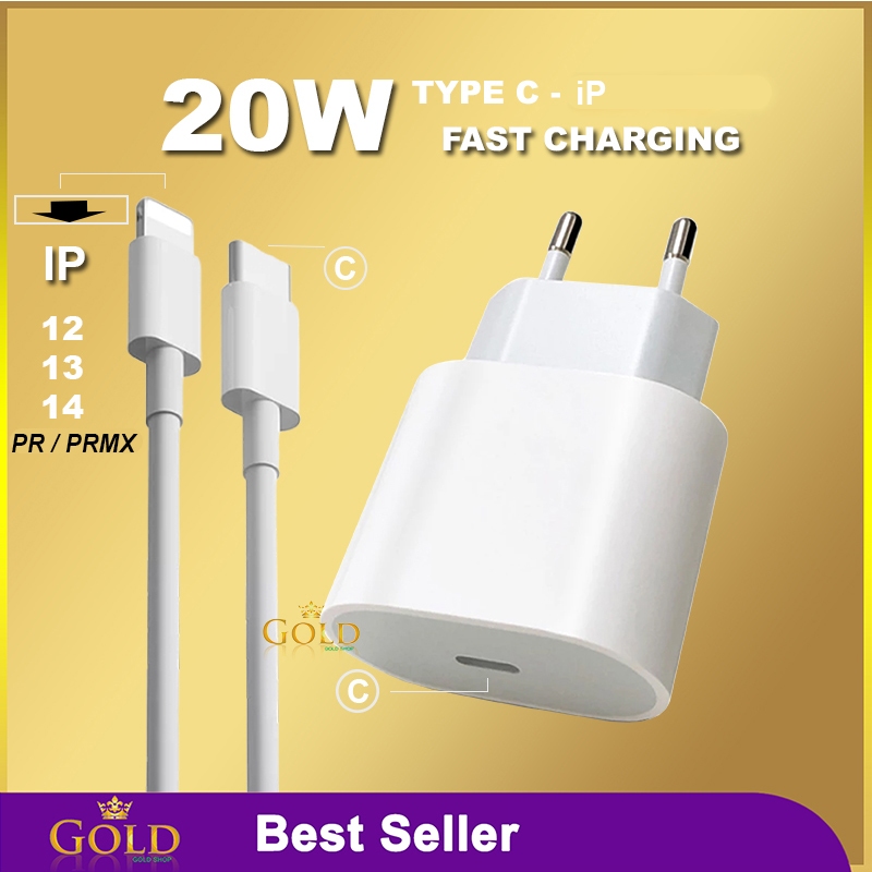 Jual CHARGER iP 20W PD FAST CHARGING USB FOR iP 11 / iP 12 / iP 13 / iP ...