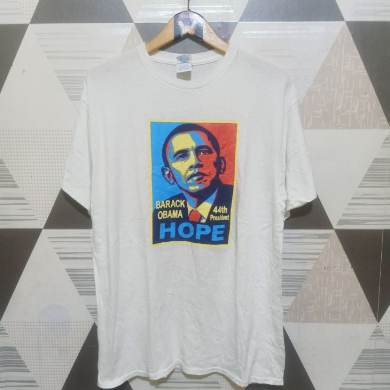 Jual Tshirt Barack Obama Hope | Shopee Indonesia
