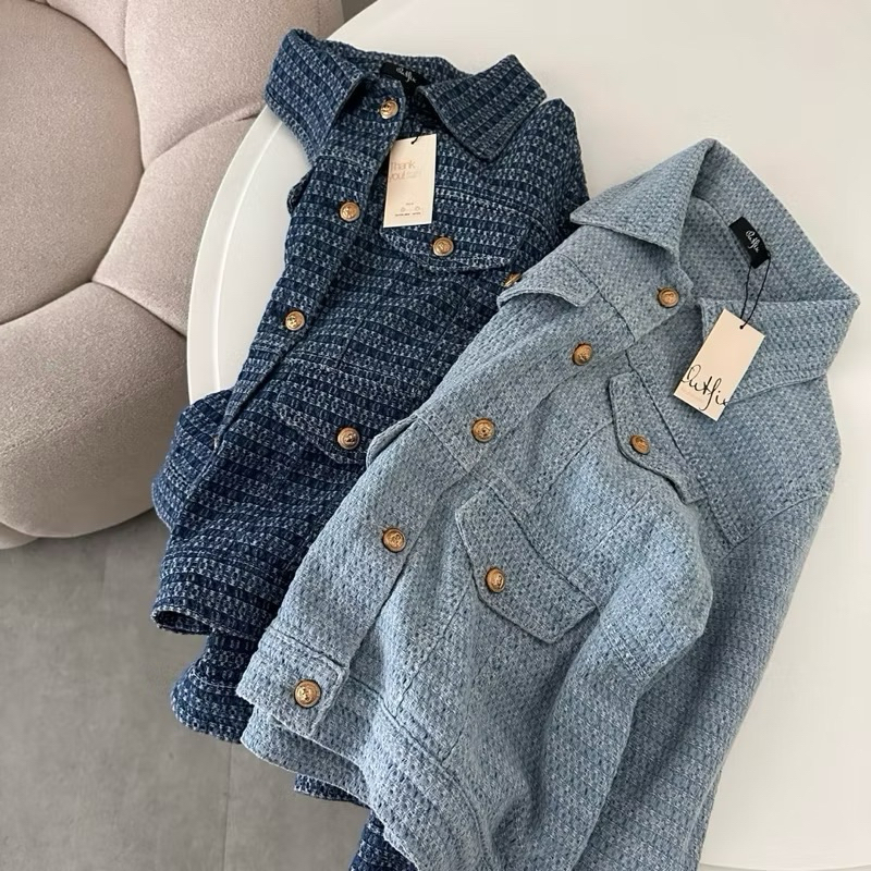 Jual Basic Jacket Hoodie - Alby Knit Denim - Betary Denim - Soir Jacket ...
