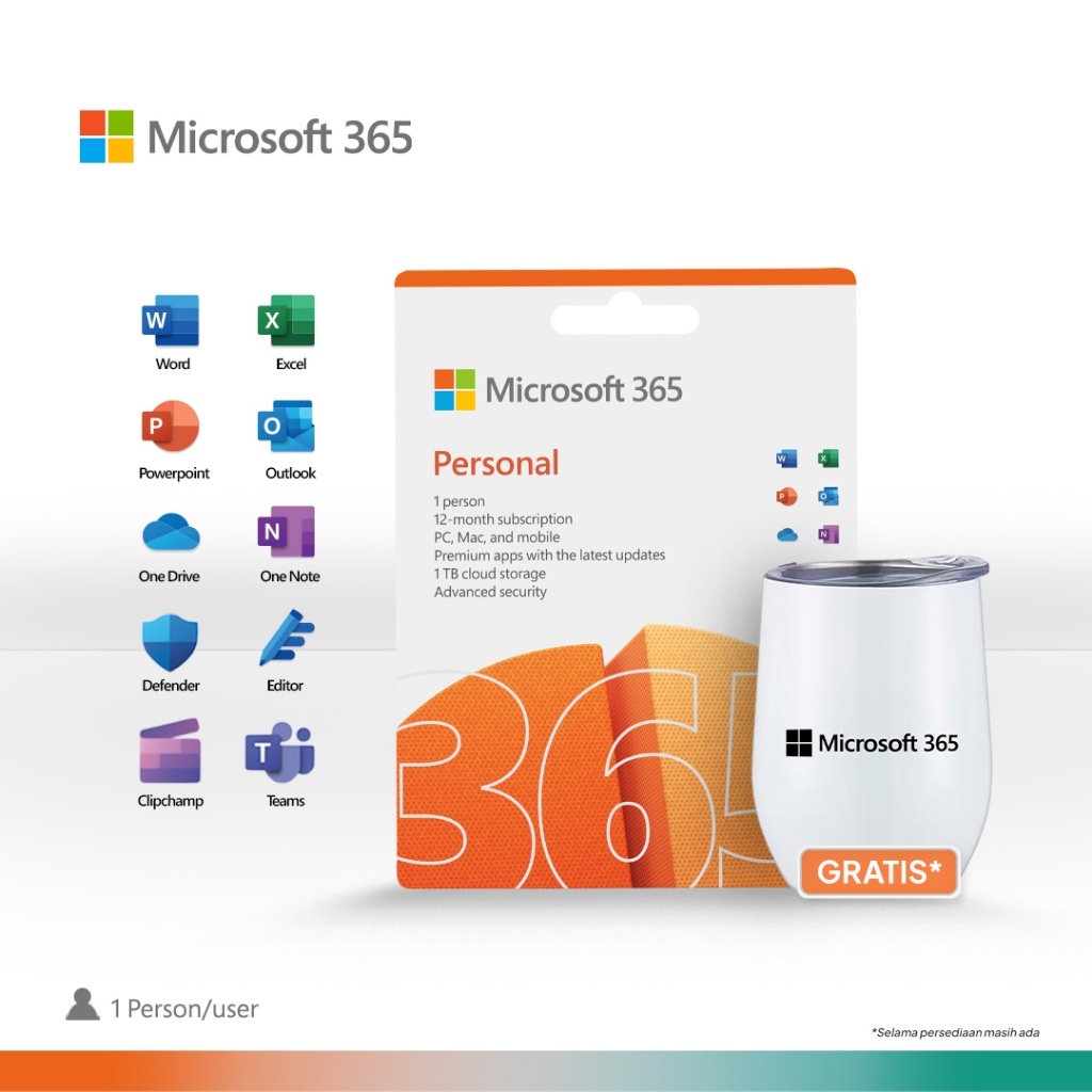 Jual Microsoft 365 Personal POSA Card | Shopee Indonesia