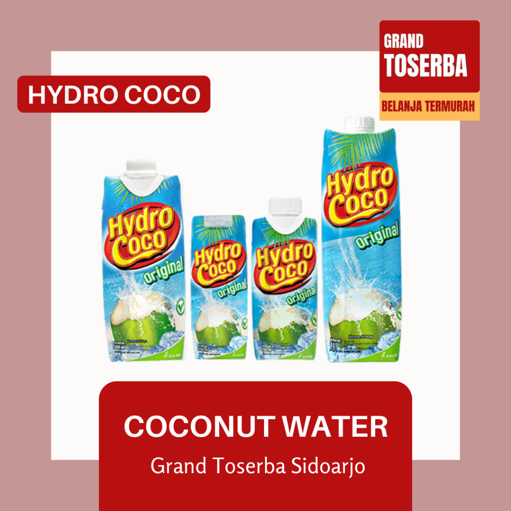 Jual HYDRO COCO MINUMAN ISOTONIK KELAPA ASLI / MINUMAN ENERGI | Shopee ...