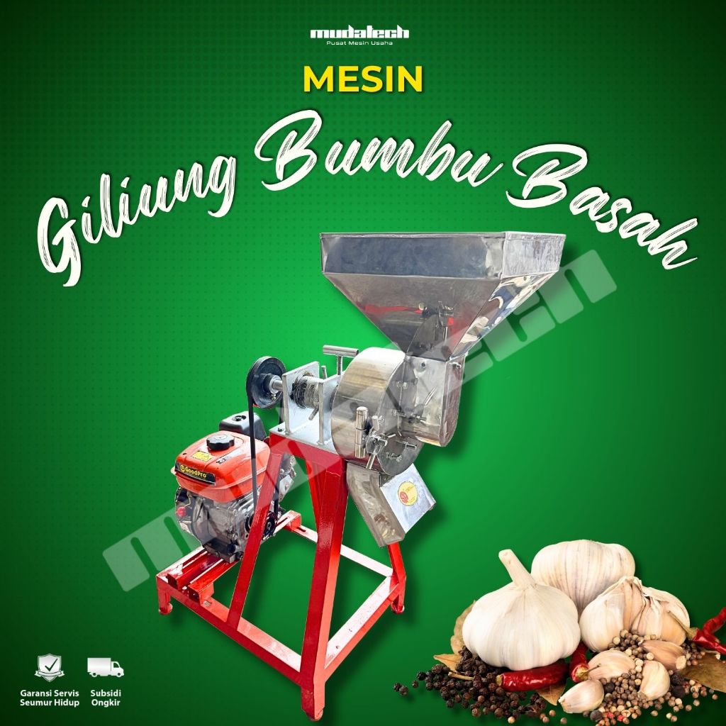 Jual Mesin Gilingan Bumbu basah / Cabe stainless 8 Inchi | Shopee Indonesia