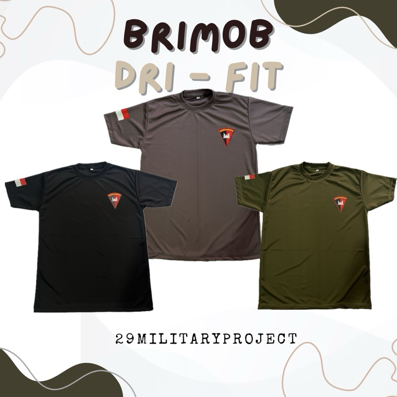 Jual KAOS BRIMOB POLISI JERSEY DRYFIT - KAOS DINAS POLRI BRIMOB ...