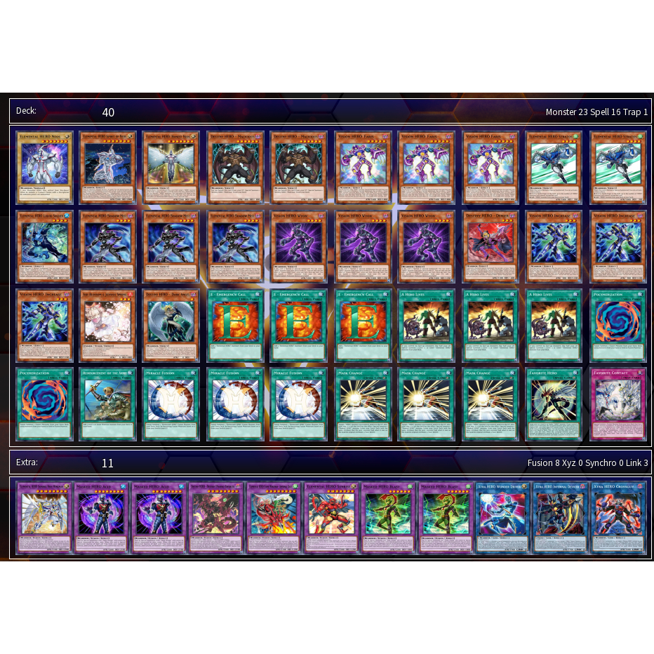 Jual PROMO!! YUGIOH AE HERO NEOS + ASH CORE DECK SIAP UNTUK DUEL 50 ...