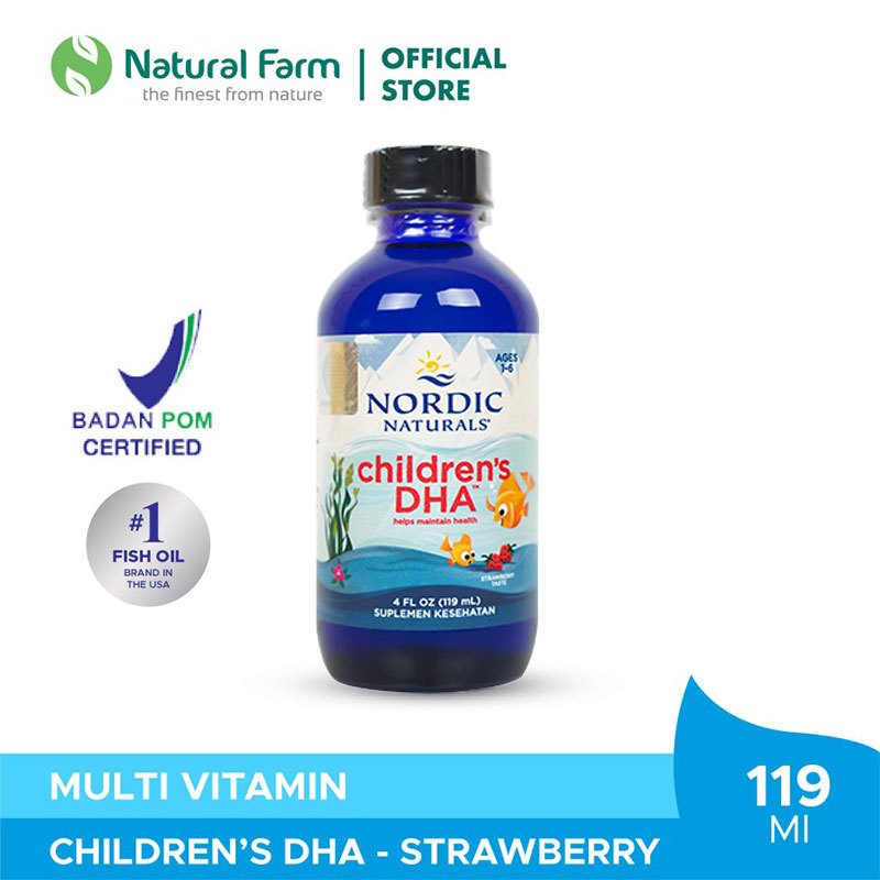 Jual Nordic Children'S Dha Strawberry Syrup | Shopee Indonesia