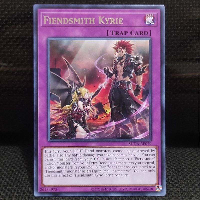 Jual Kartu Yugioh OCG AE Fiendsmith Kyrie Rare R SUDA NM | Shopee Indonesia