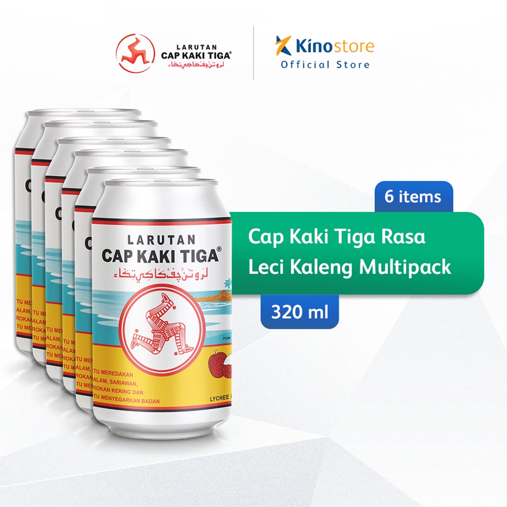 Jual Cap Kaki Tiga Rasa Leci Kaleng 320ml | Shopee Indonesia
