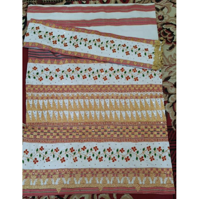 Jual tapis lampung songket lampung benang sulam tangan asli siap pakai ...