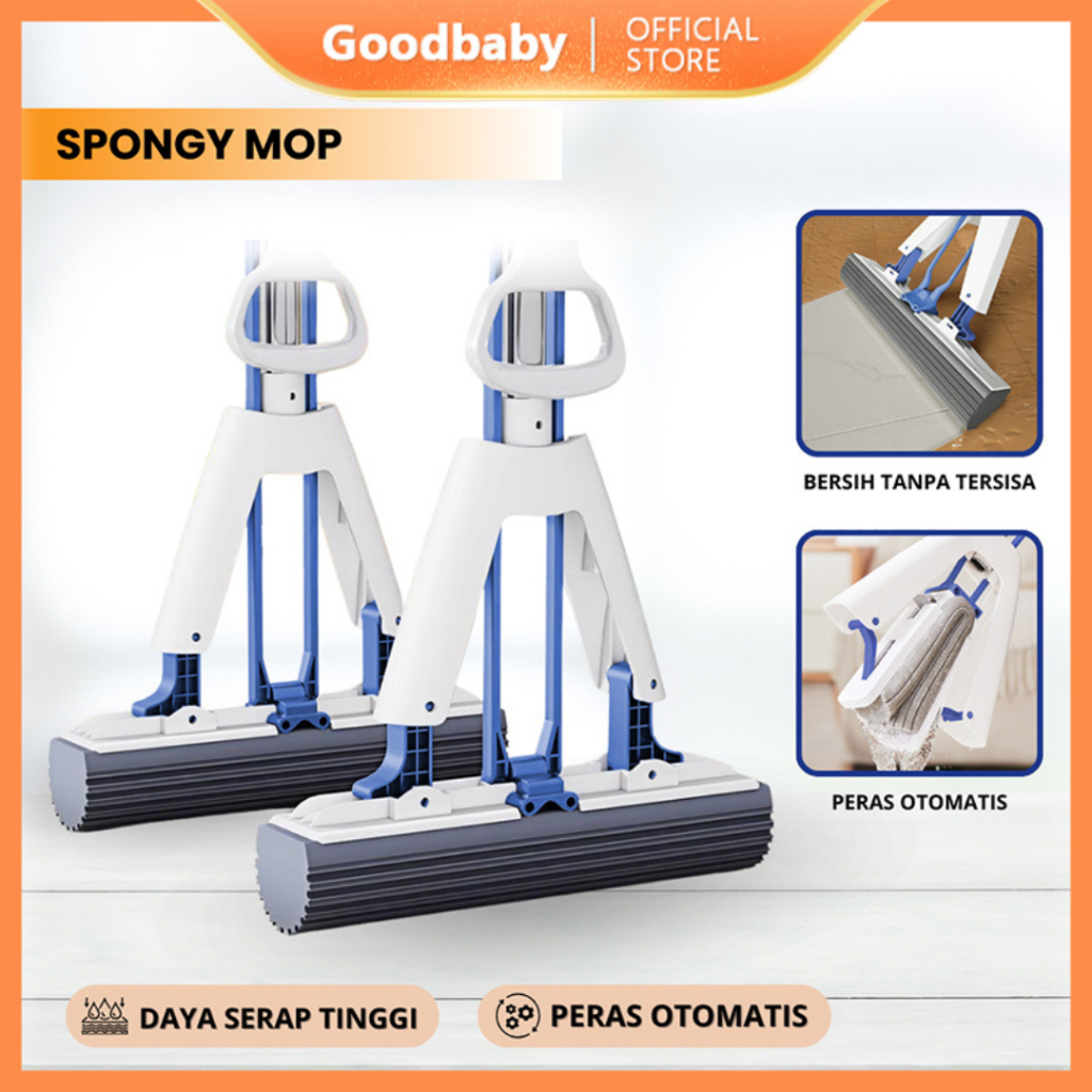 Jual Goodbaby - Alat Pel Lantai Spons Tarik Alat Pembersih Spons Pel ...