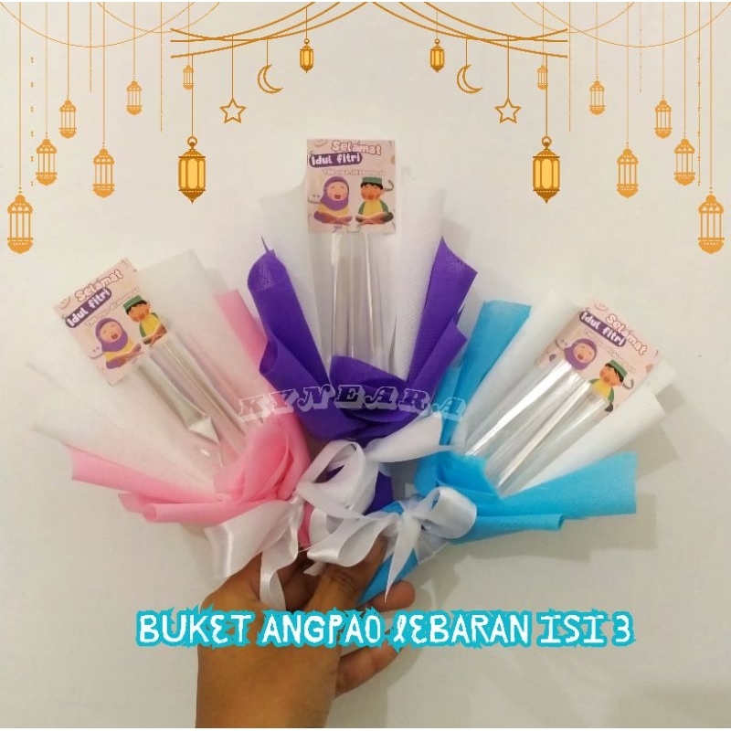 Jual (1pc+card) buket mini angpo murah ( tanpa uang ) / angpao lebaran ...