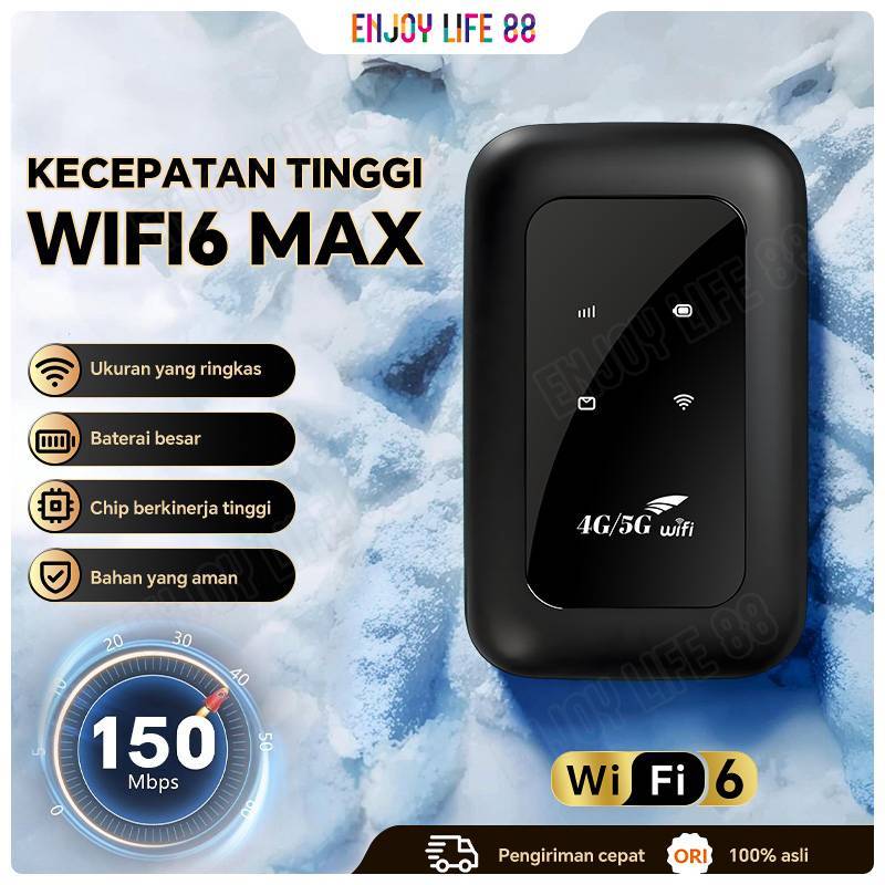 Jual ENJOYLIFE Mini Modem Wifi 4G/5G All Operator Unlock 150 Mbps 2100mAh Wireless Router SIM ...