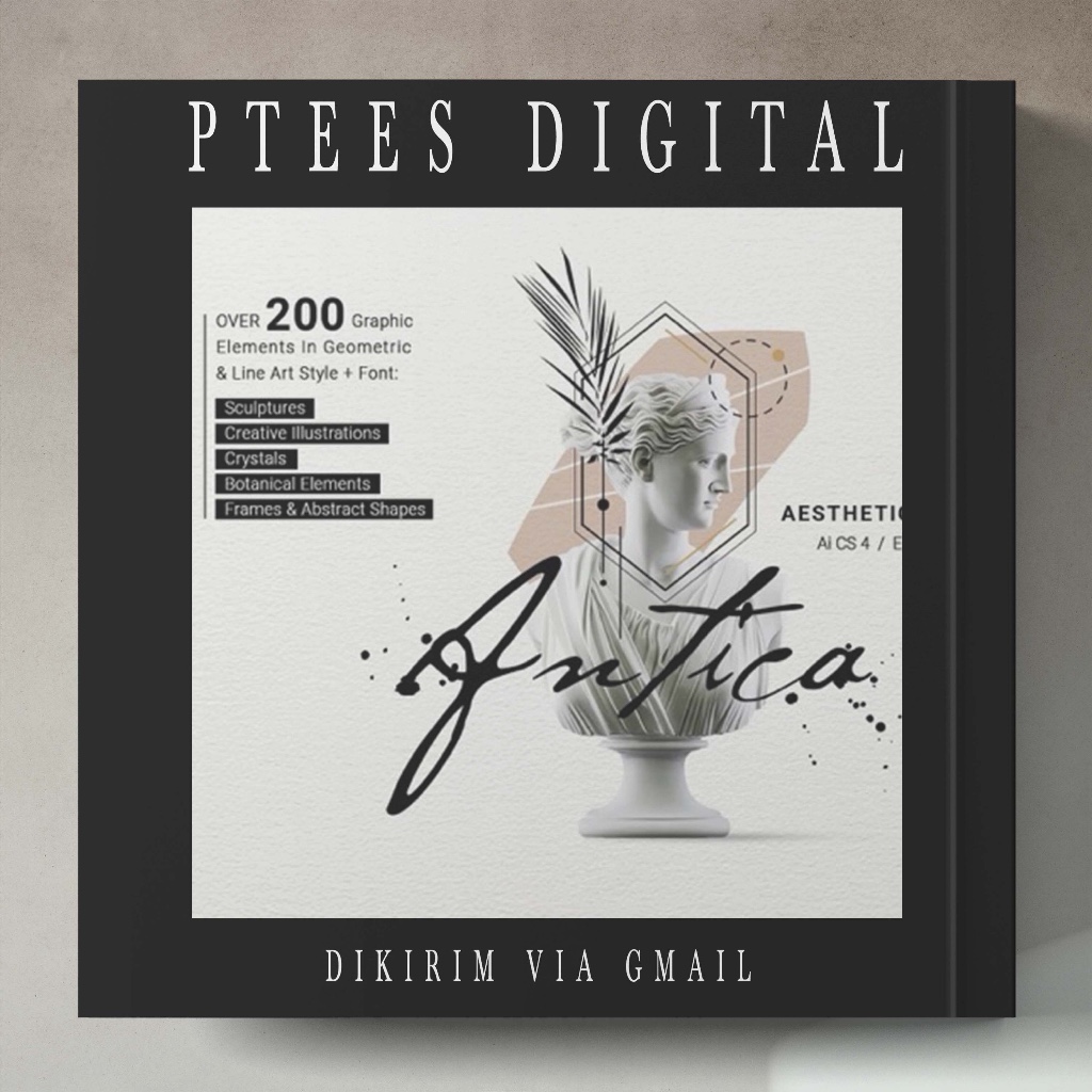Jual PD0606 - Antica - Aesthetic Logos Generator - VECTOR - PSD ...
