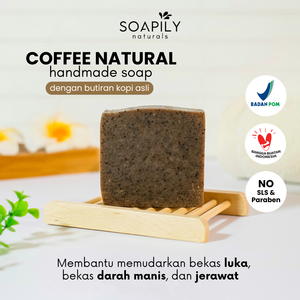 Jual [BPOM] SOAPILY Coffee Natural Handmade Soap | Sabun Kopi Alami ...