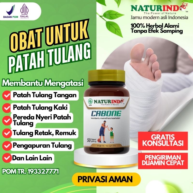 Jual Cabone Obat Patah Tulang Paling Ampuh Patah Tulang Retak Remuk ...