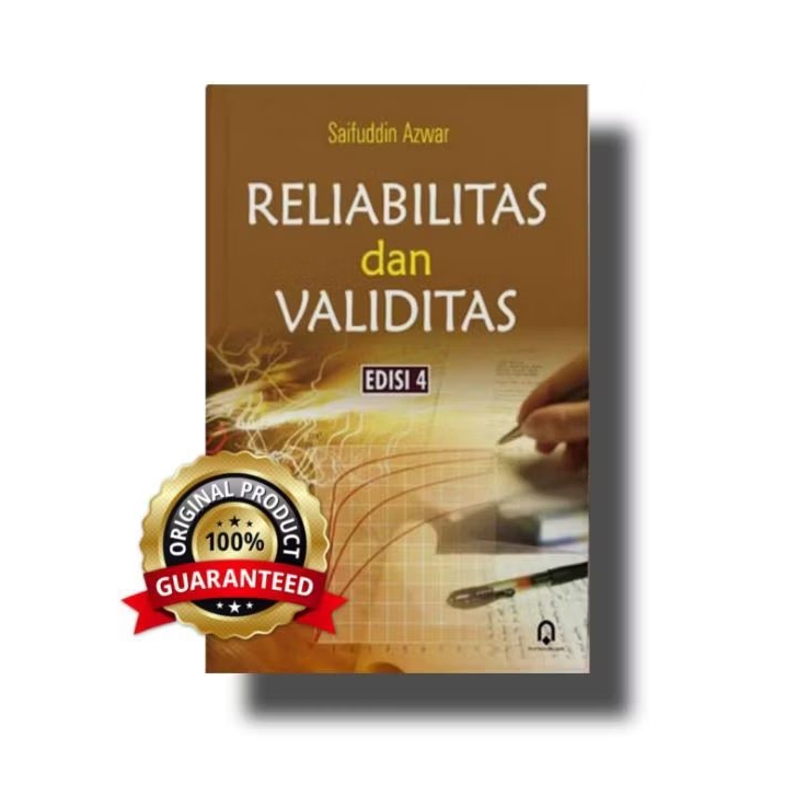 Jual RELIABILITAS dan VALIDITAS ED 4 saifuddin azwar | Shopee Indonesia
