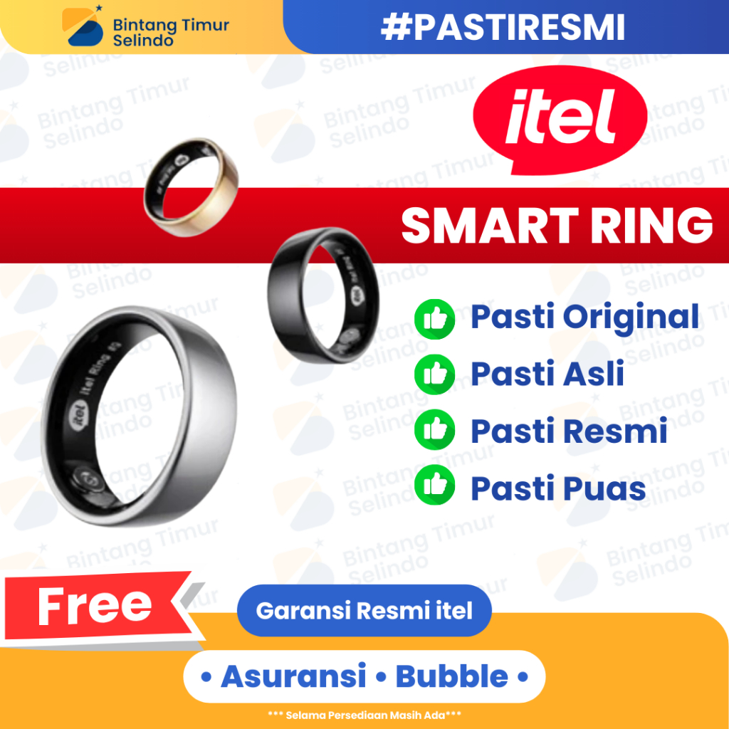 Jual Itel Ring Smart – Cincin Pintar 24H Monitoring, Deteksi Detak ...