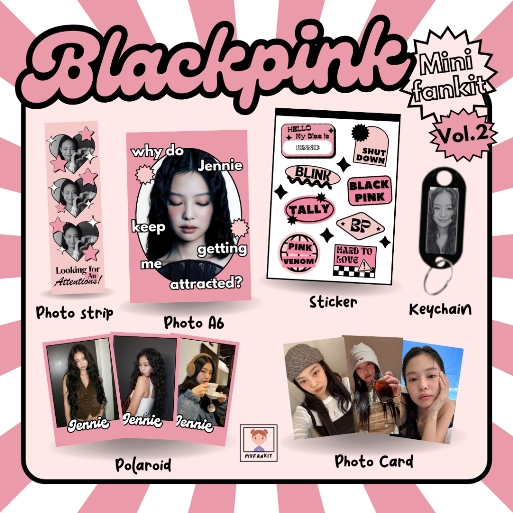 Jual [VOL.2] MINI FANKIT BLACKPINK / GIFT BOX KPOP / HAMPERS KPOP ...