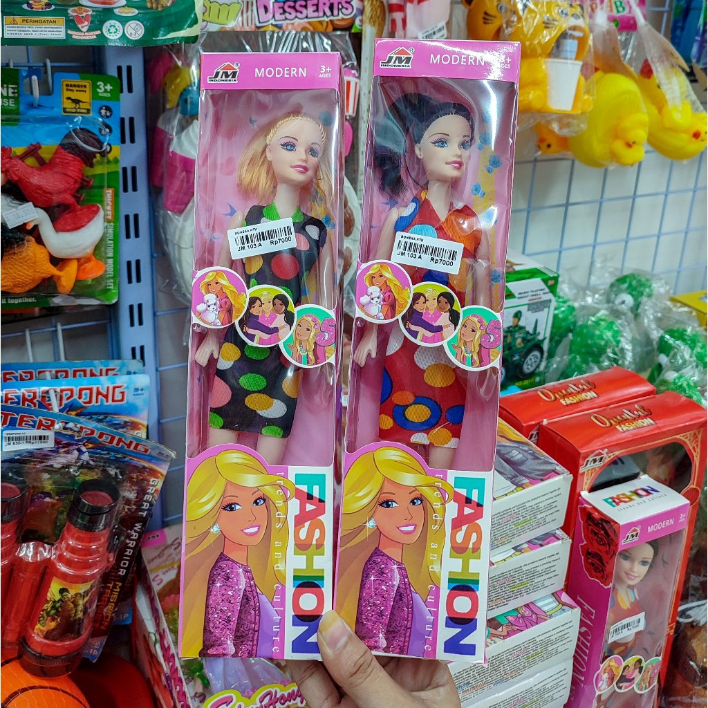 Jual JM 103 A Mainan Anak Perempuan Boneka Barbie / Boneka Berbie Murah ...