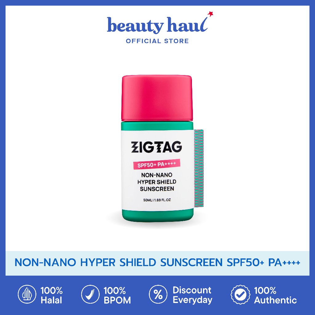 Jual ZIGTAG Non-Nano Hyper Shield Sunscreen Spf50+ Pa++++ | Shopee ...