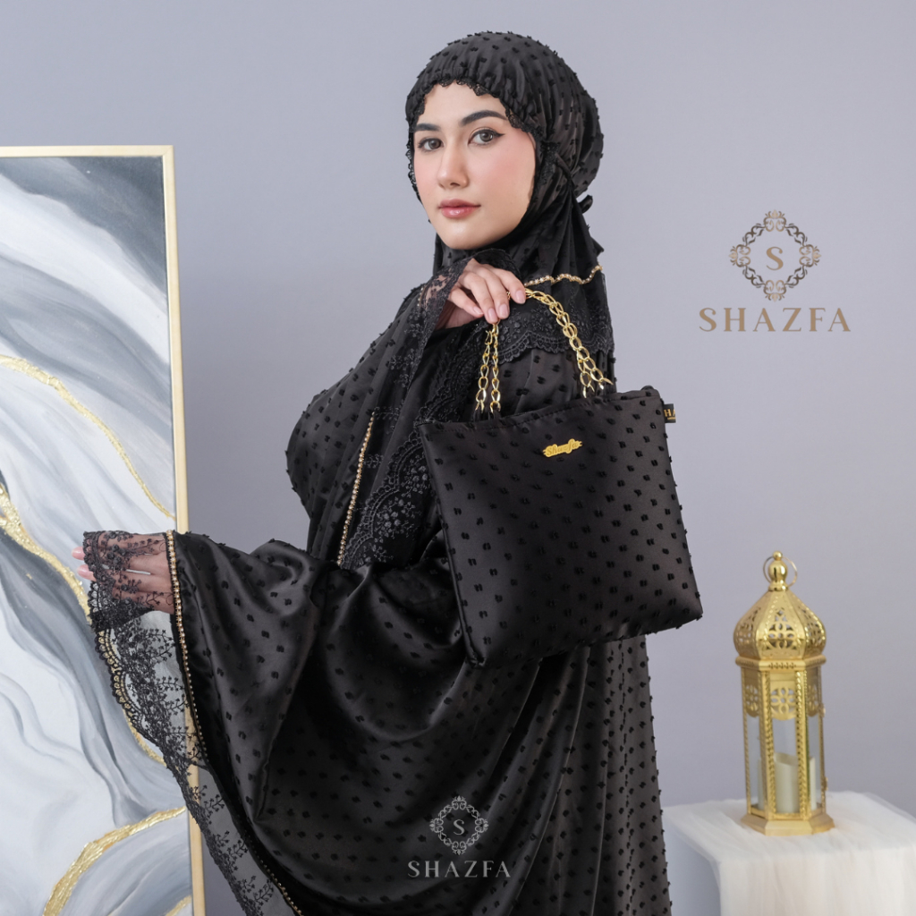 Jual SHAZFA - Mukena Dewasa Silk Uragiri 2IN1 Premium Renda Mewah Adem ...