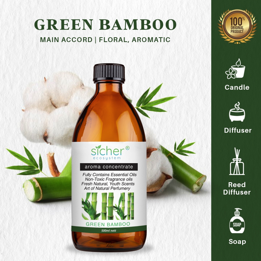 Jual SICHER Single Notes | Green Bambo Oil | Shopee Indonesia