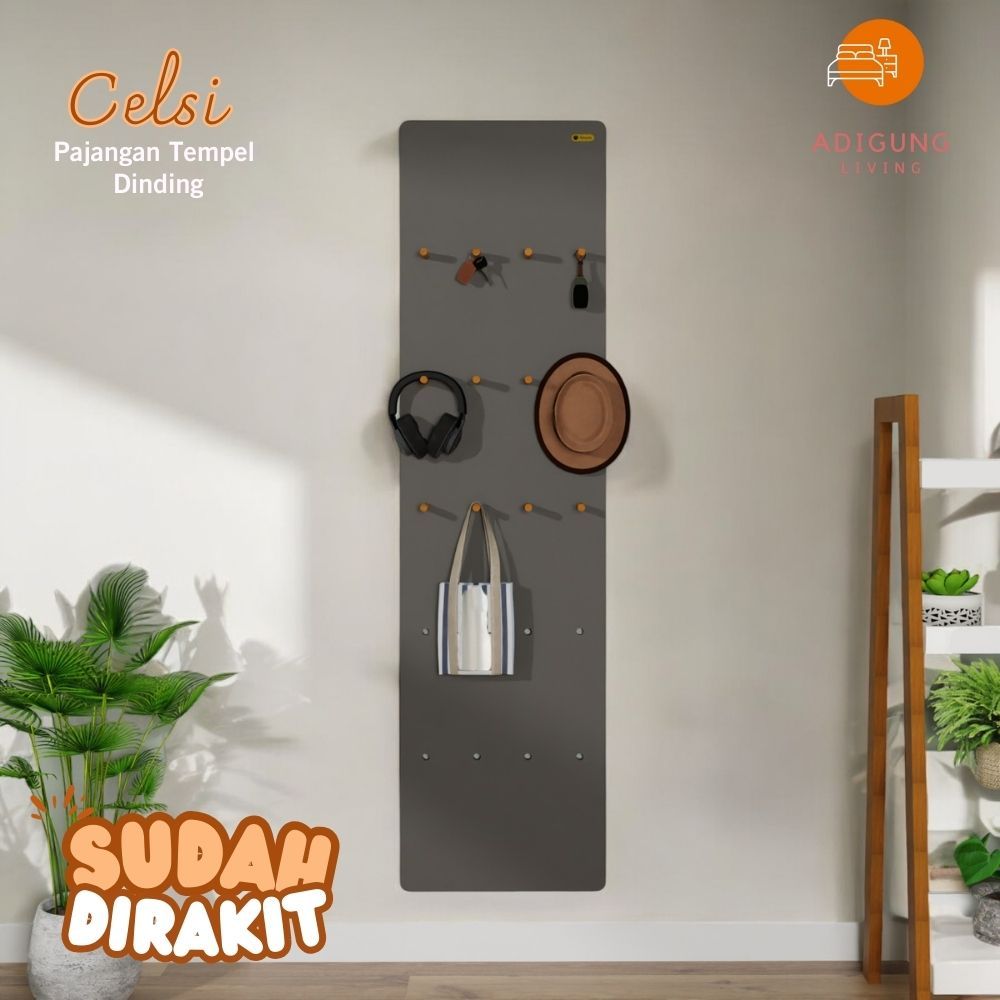 Jual Rak Hias dengan Gantungan Kayu dan Lubang yang Bisa Dipindah - Rak ...