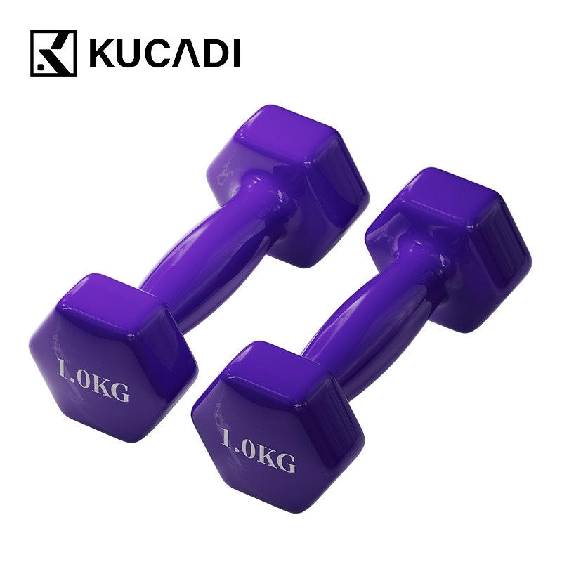 Jual KUCA/DumbBell1kg/ Dumbbell /Neoprene Barbel Vinyl Anti slip 1kg ...