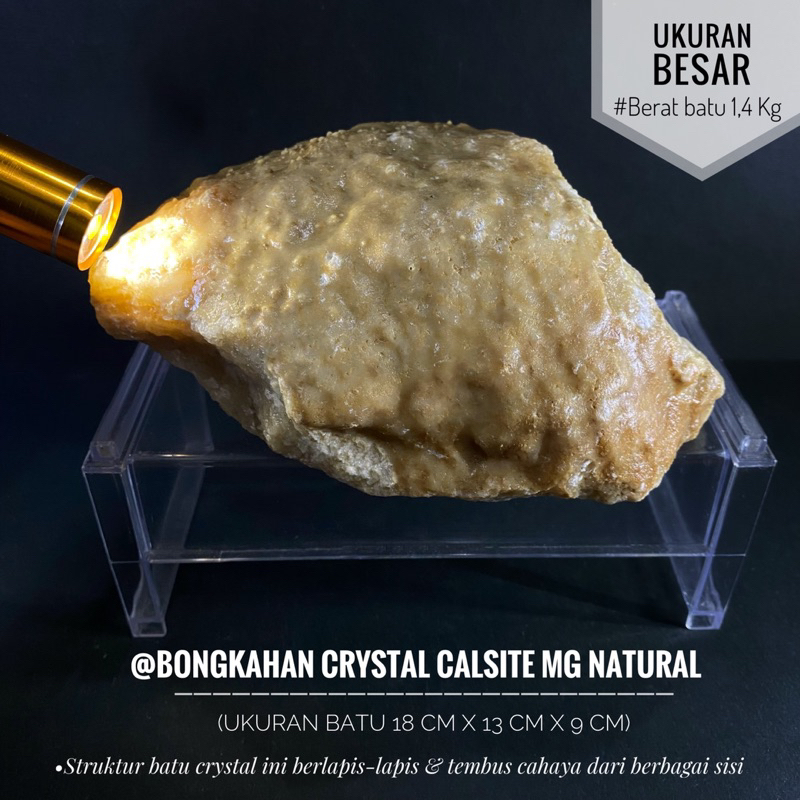 Jual Bongkahan Crystal Calsite MG Natural L59 atau Batu Kristal Kalsite ...