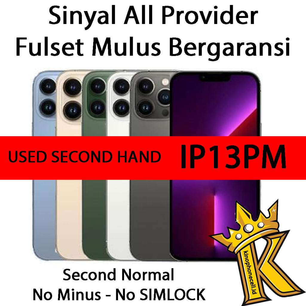 Jual IP 13 Pro Max / 13 Pro Second Ex Inter 128GB 256GB 512GB 1TB Bekas | Shopee Indonesia