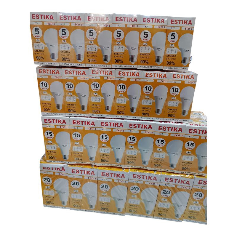 Jual Lampu LED Estika 1 slop isi 12pcs | Shopee Indonesia