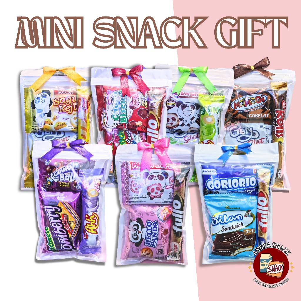 Jual Ready Stok - Mini Gift Snack Tema / Mini Gift / Hampers Snack ...