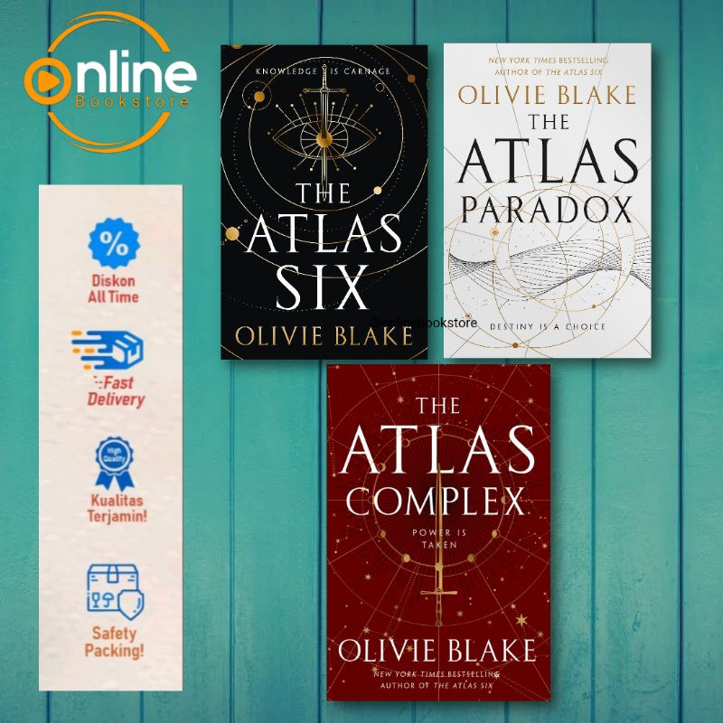Jual Hard Cover: The Atlas Paradox, The Atlas Six, and The Atlas ...