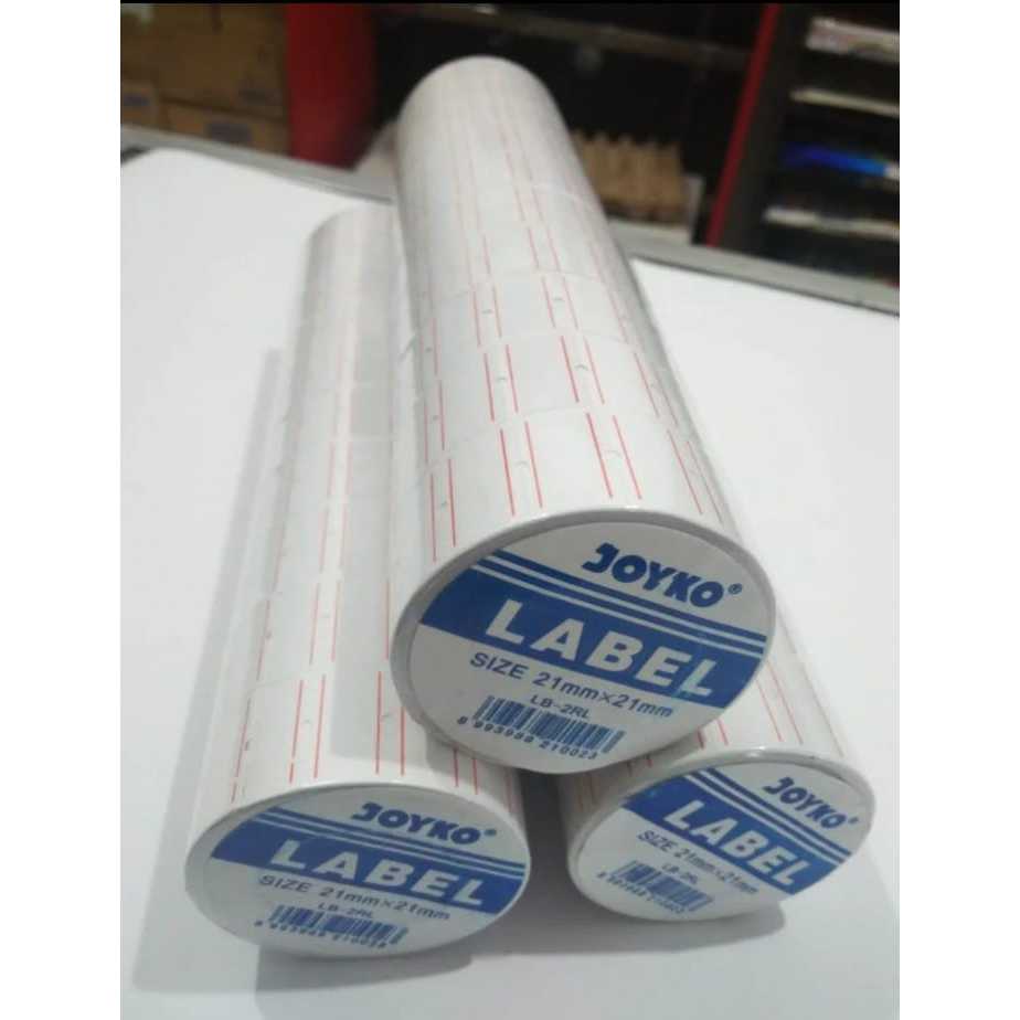 Jual (10 Rol) Label Harga Joyko LB-2RL 12 x 21mm / Price Label Joyko LB ...