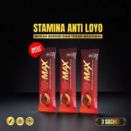 Jual 3 Sachet Kopi G-MAX Original - Kopi Ginseng dengan Gula Aren Halal BPOM | Shopee Indonesia