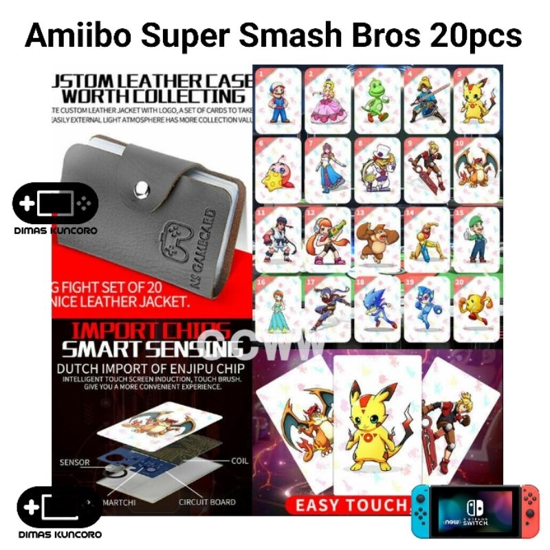 Jual Amiibo Super Smash Bros 20pcs nintendo switch 1 2 v1 v2 lite oled amibo ultimate | Shopee ...