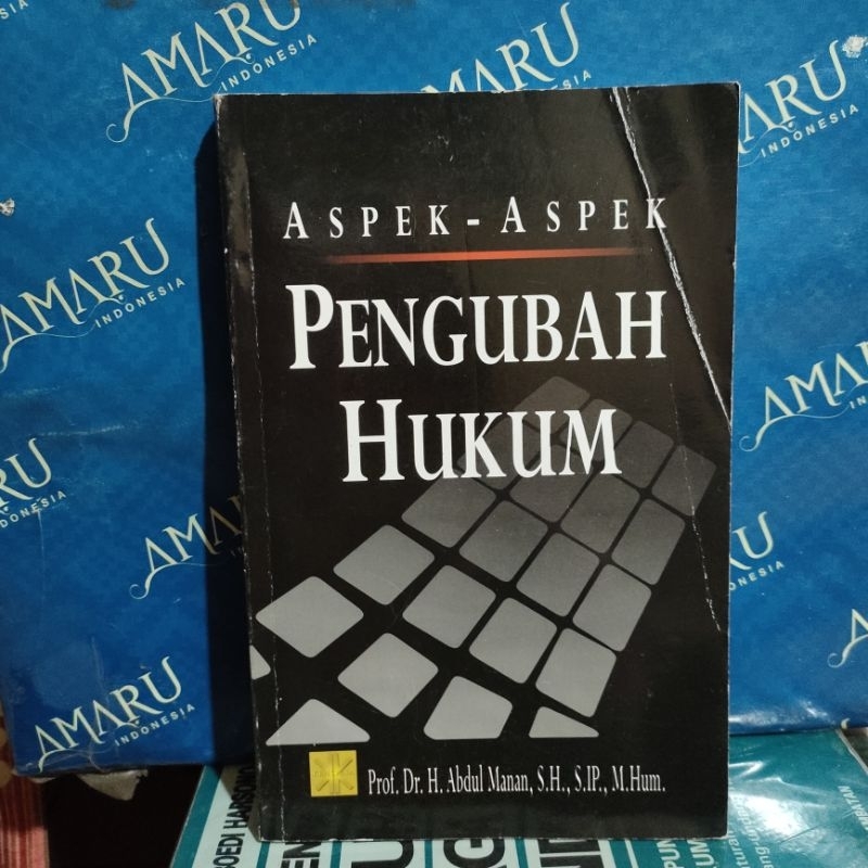 Jual ORIGINAL ASPEK-ASPEK PENGUBAH HUKUM PROF DRH ABDUL MANAN SH | Shopee Indonesia