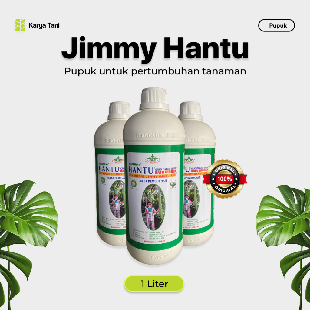 Jual PUPUK HANTU JAGOI TANI JIMMY 1000 ML 1 LITER NPK JIMMY HANTU ...