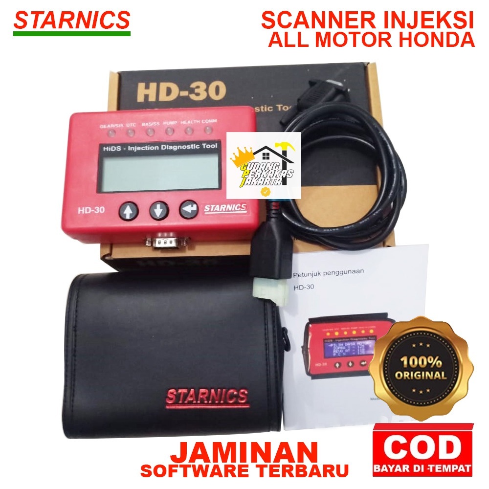Jual HIDS SCANNER INJEKSI MOTOR HONDA HD-30 UPDATE TERBARU ORIGINAL ...
