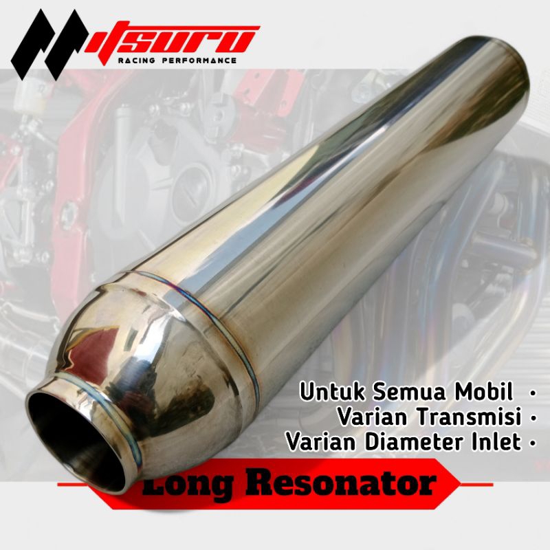 Jual Silent Resonator Knalpot Mobil Mitsuru Racing untuk Pipa muffler ...