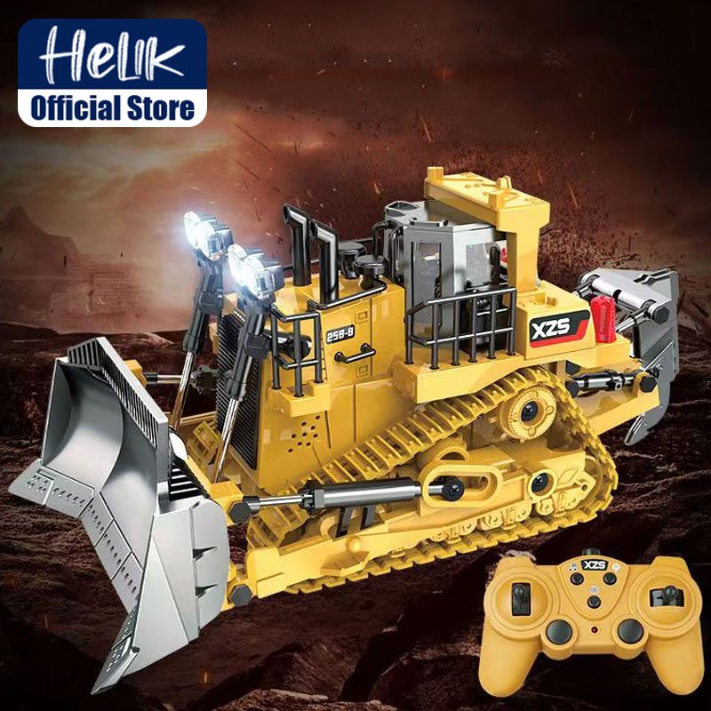 Jual HELIK Buldoser Remote Control Paduan RC Kendaraan Teknik 9 Channel ...