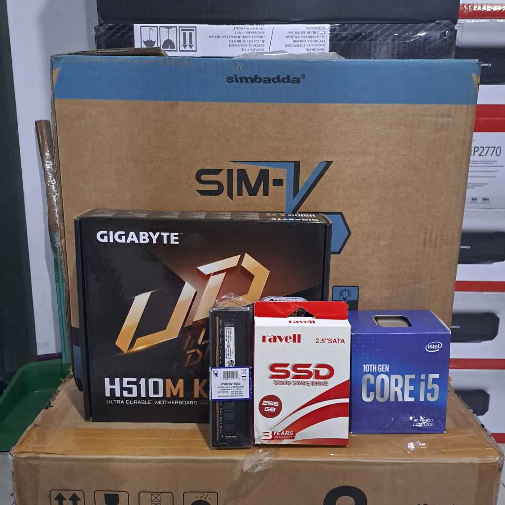 Jual CPU RAKITAN CORE I5 GEN10 | 8GB RAM |256GB SSD | | Shopee Indonesia