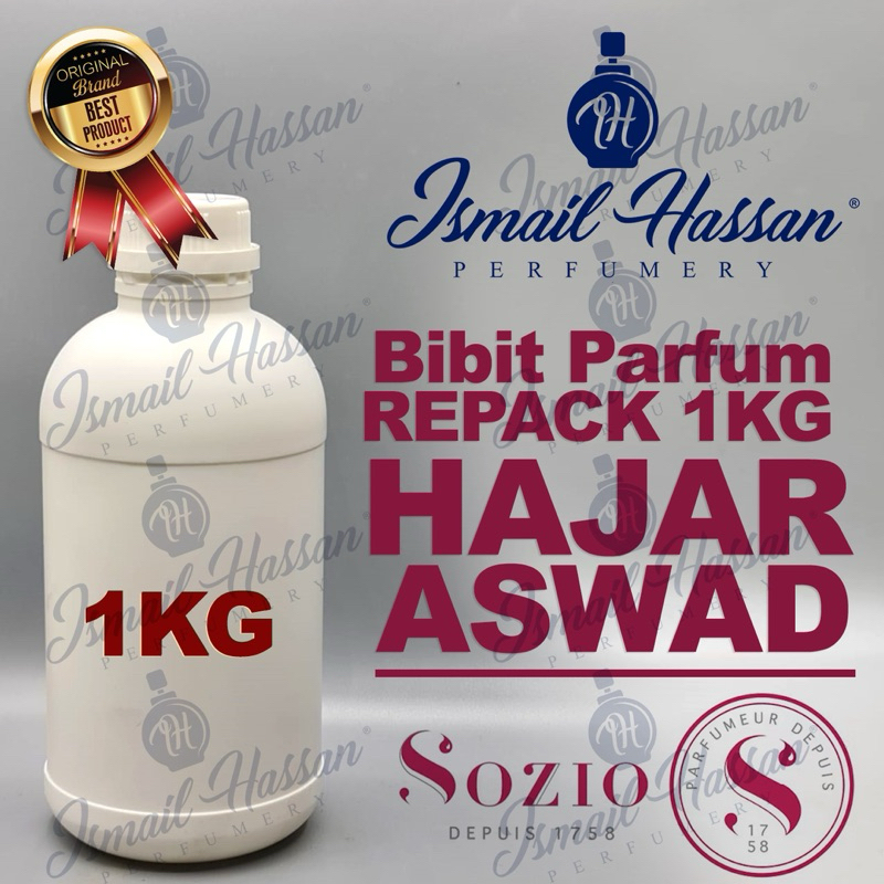 Jual Bibit/Biang Parfum REPACK Hajar Aswad Produk SOZIO Packing Botol ...