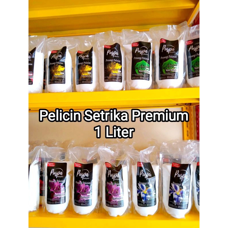 Jual Pelicin Setrika 1 liter PREMIUM kemasan pouch, Puspa Kasyara ...