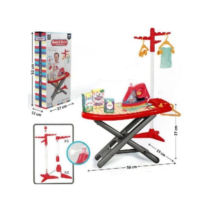 Jual Mainan Setrika Setrikaan Mini Magical play set iron board | Shopee ...