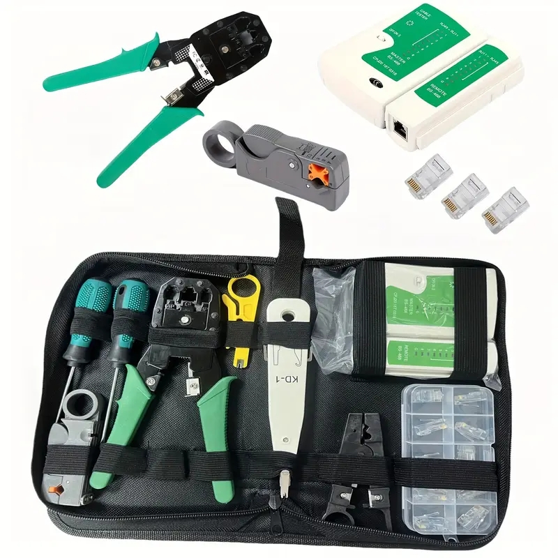 Jual Network Cable Repair Tool Kit Set / Toolkit Network Repair 8 In 1 ...