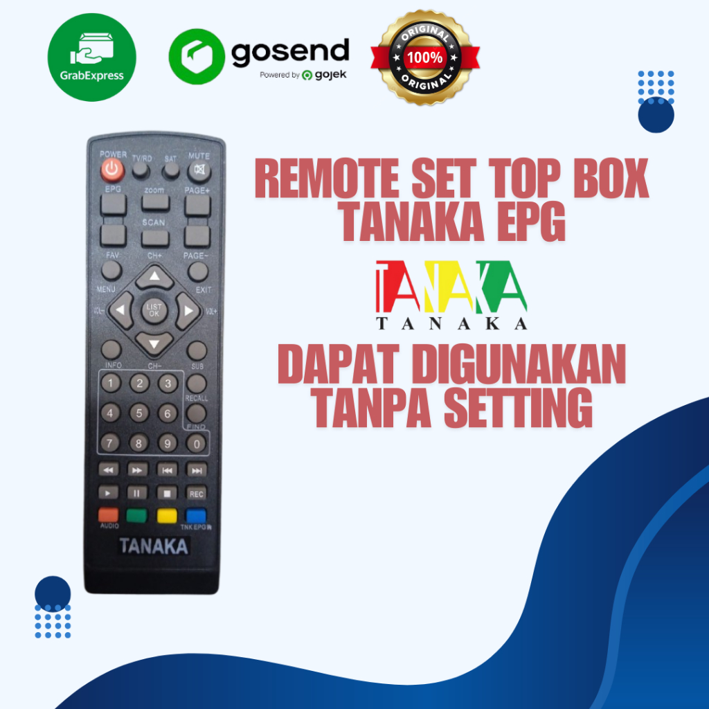 Jual REMOTE SET TOP BOX TANAKA EPG | Shopee Indonesia