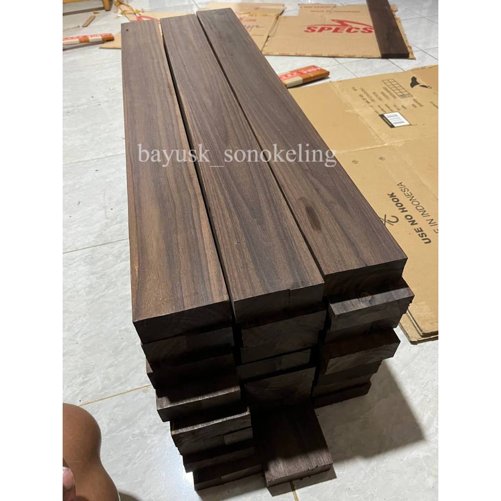 Jual Kayu sonokeling galih ukuran 2 x 10 x 100 cm dan ukuran lainnya ...